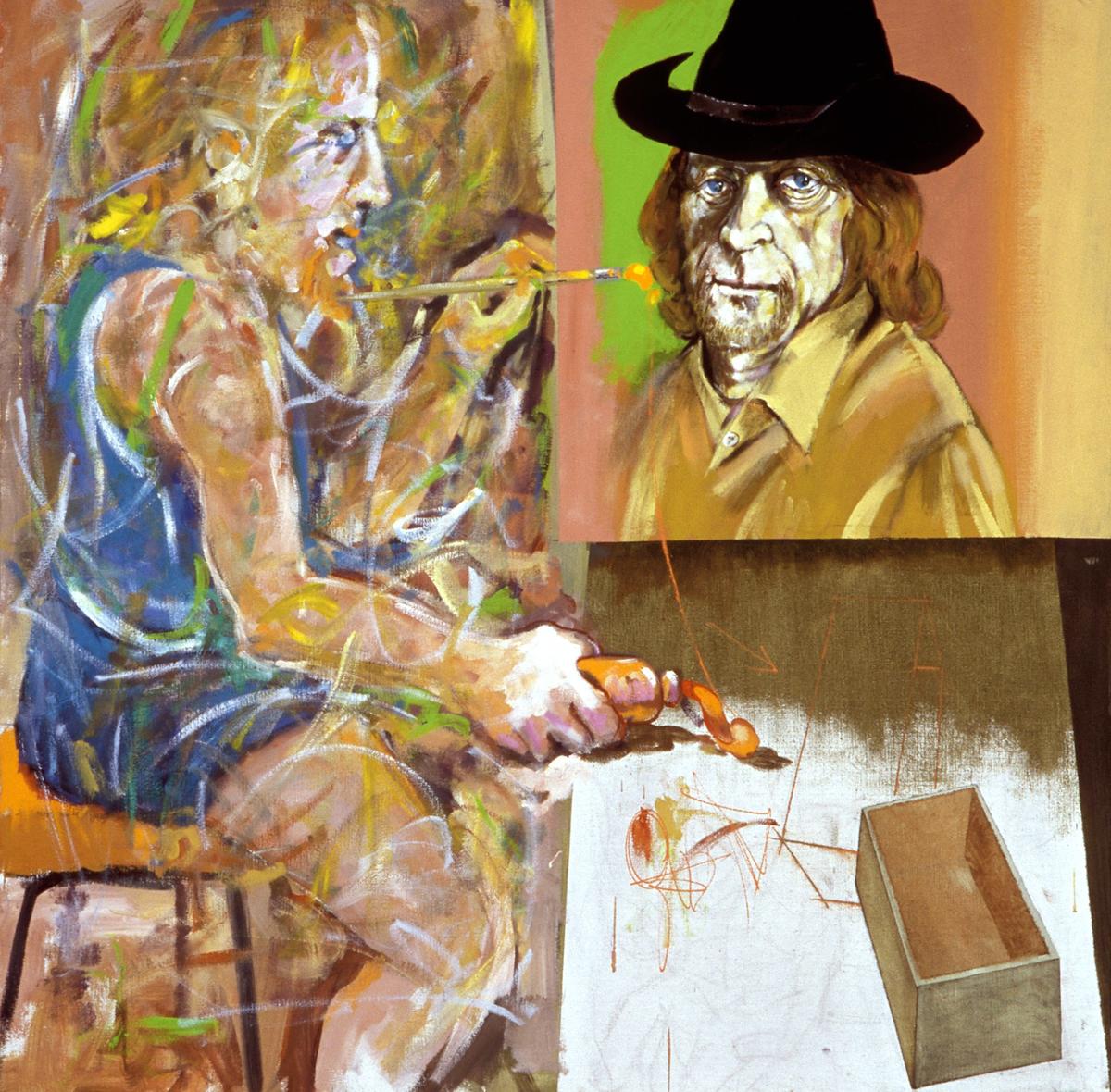Self Portrait with Cowboy Hat - Heide